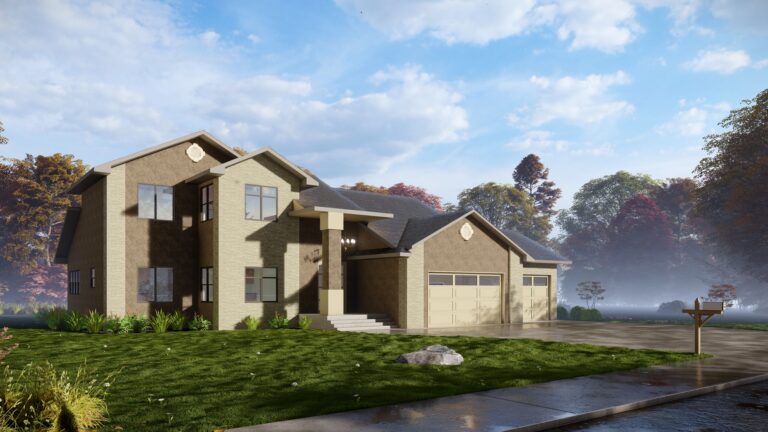 Pebble Brook Floor Plan from Mead Lumber | Mead Legacy House Plans