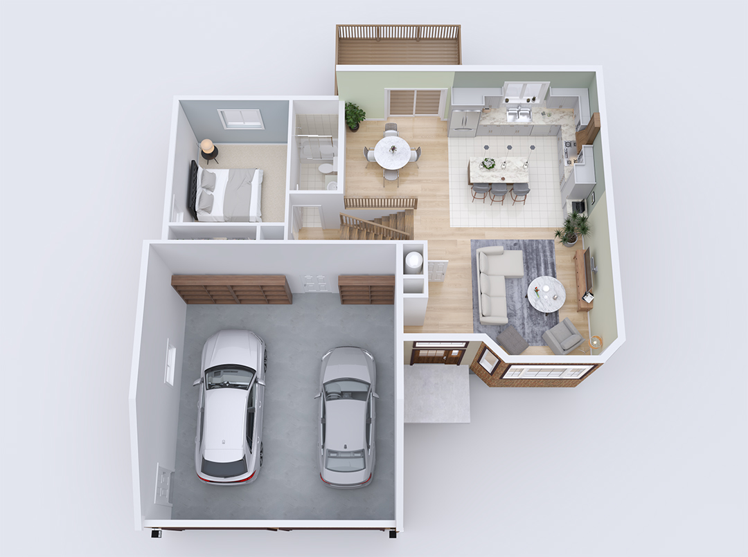 Flowing Elegance: Spring Brook floorplan from Mead Legacy